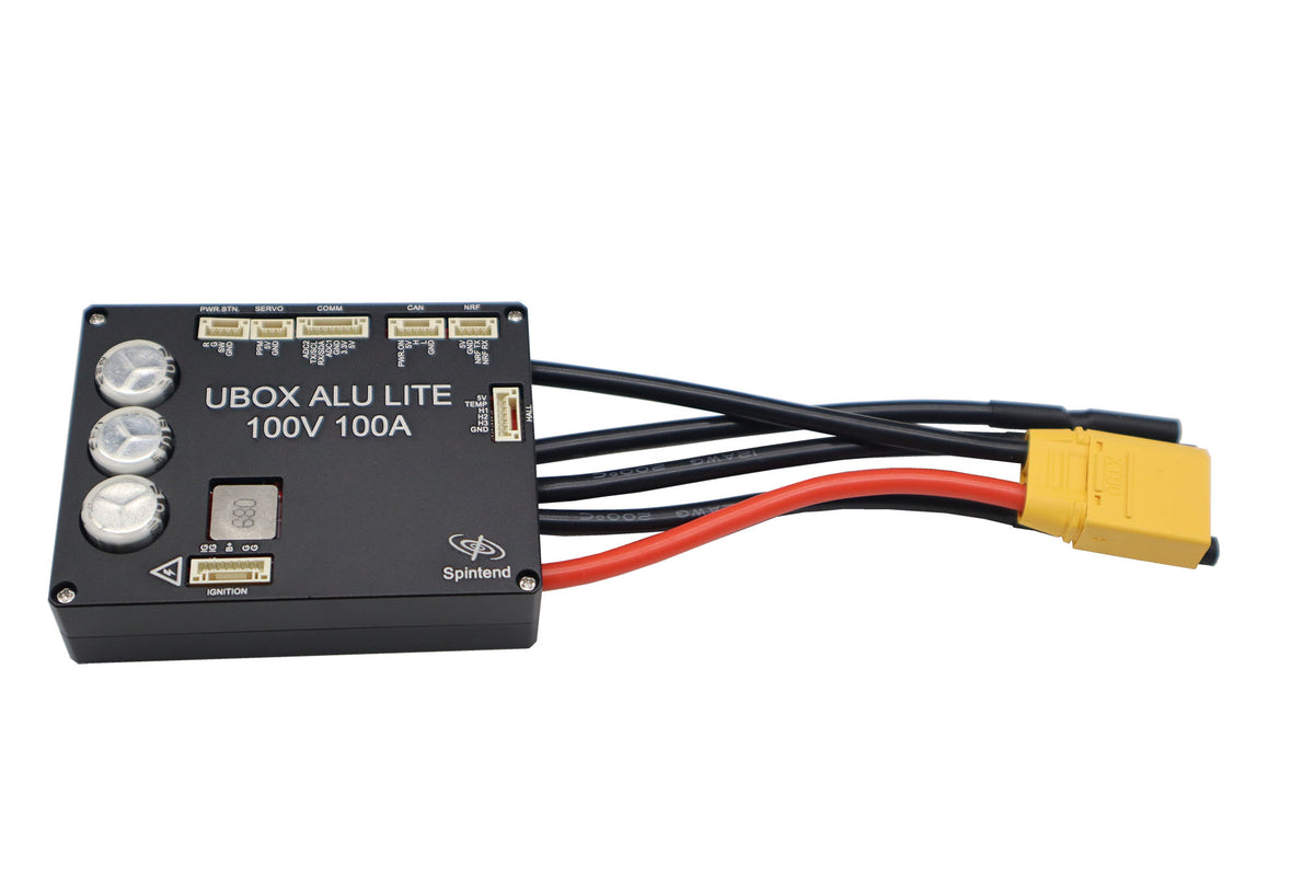 Single ubox Aluminum Lite controller 100V 100A based on VESC – Spintend